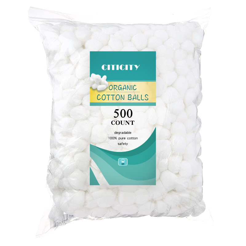 Custom Packaging Biodegradable Cotton Balls 500 count per pack ...