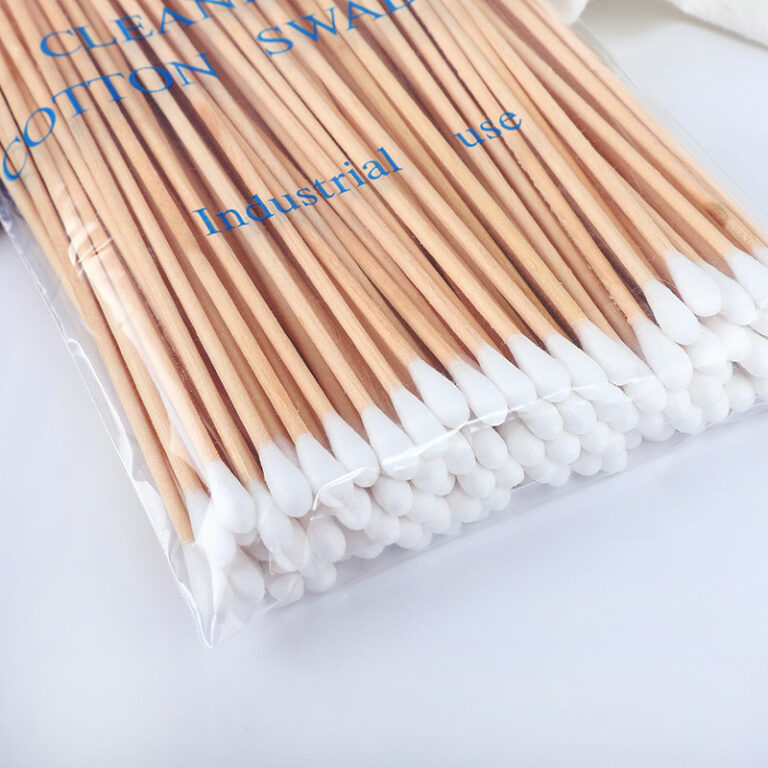 Cleanroom Industrial Use 6 inch Round+Precision Tip Cotton Tipped ...
